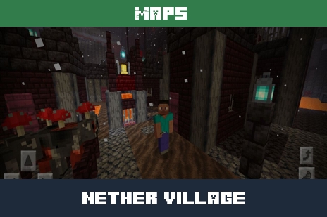 Download Nether Village Map Minecraft Bedrock: MCPEDL
