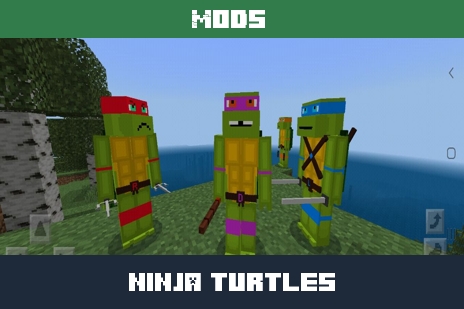 Download Ninja Turtles Mod Minecraft Bedrock: MCPEDL