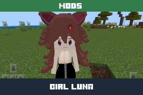 Download Girl Luna Mod Minecraft Bedrock: MCPEDL