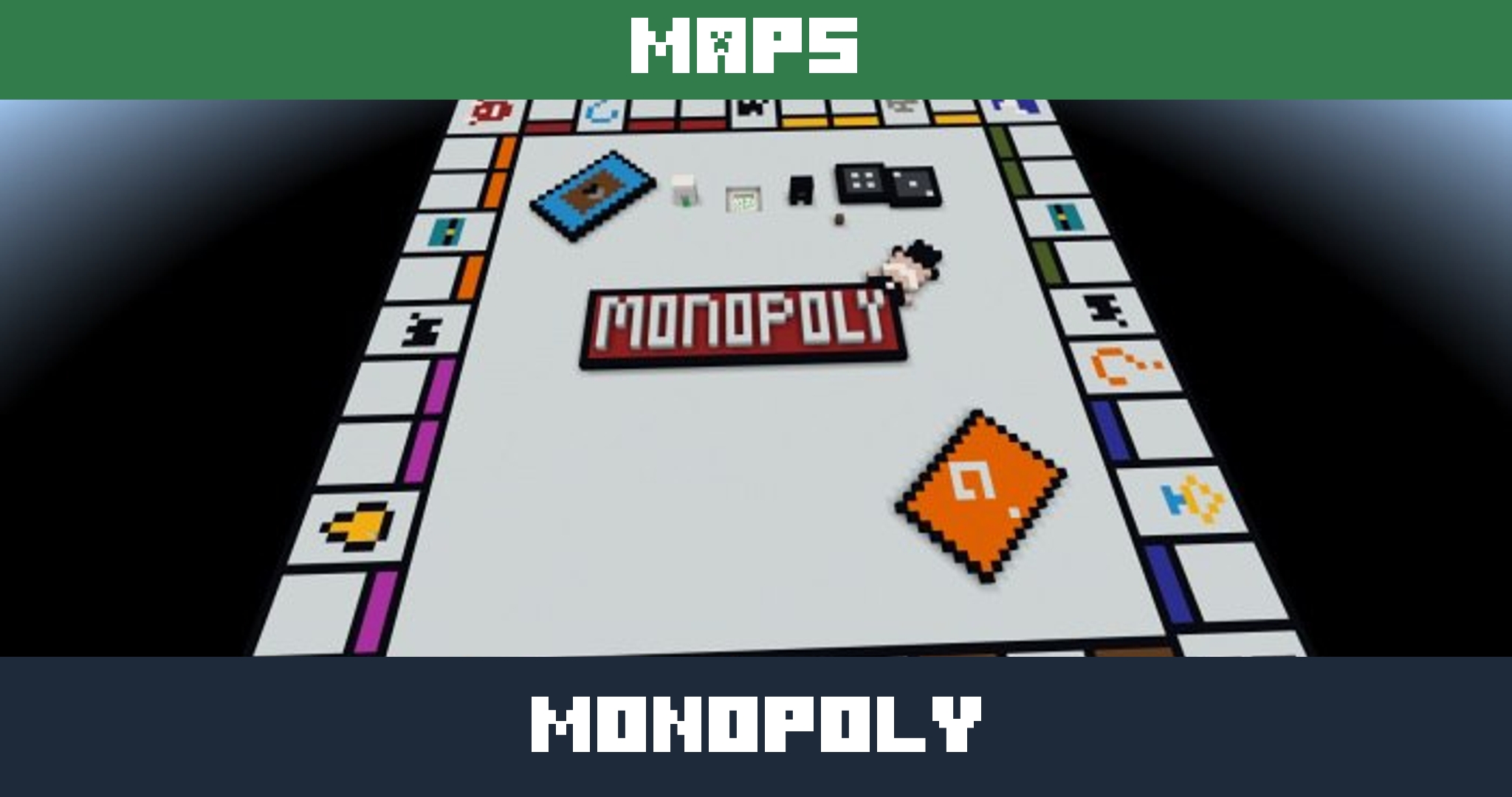 Download Monopoly Map Minecraft Bedrock: MCPEDL