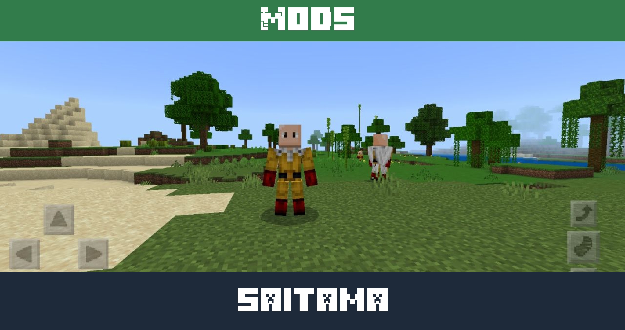 Download Saitama Mod Minecraft Bedrock: MCPEDL