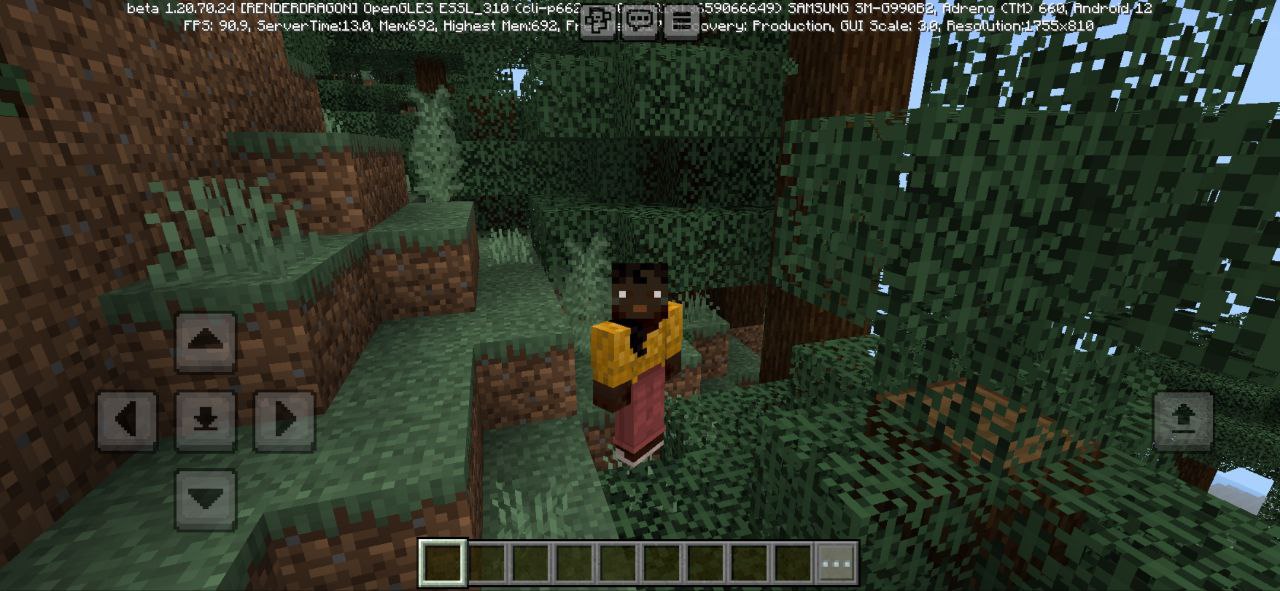 Download Fused Falling Leaves Mod Minecraft Bedrock: MCPEDL
